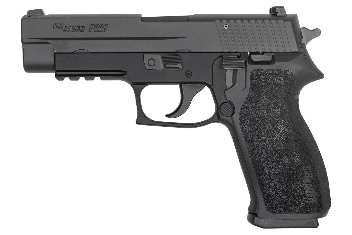 Sig Sauer P220R 45 DASA 8-Round Police Trade-in Pistol w/ Night Sights and 3 Mags (New In Box ...